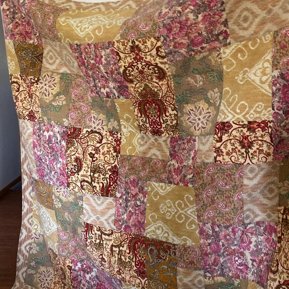 Bedding | Boho Patchwork Quilt King Blanket Paisley Floral Earth Cottage Farmhouse Vintage ...